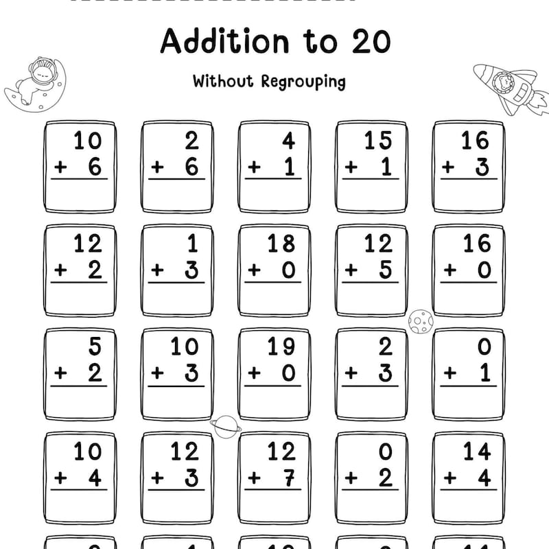 Single Worksheets Education - Etsy