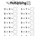 Multiplication Worksheets: Fill-in-the-blanks Math Drills (digital ...