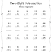 Two Digit Subtraction Without Regrouping (within 100) for 1st Grade-2nd ...
