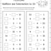 50 Printable Spring Missing Addends and Subtrahend to 20 | Math ...