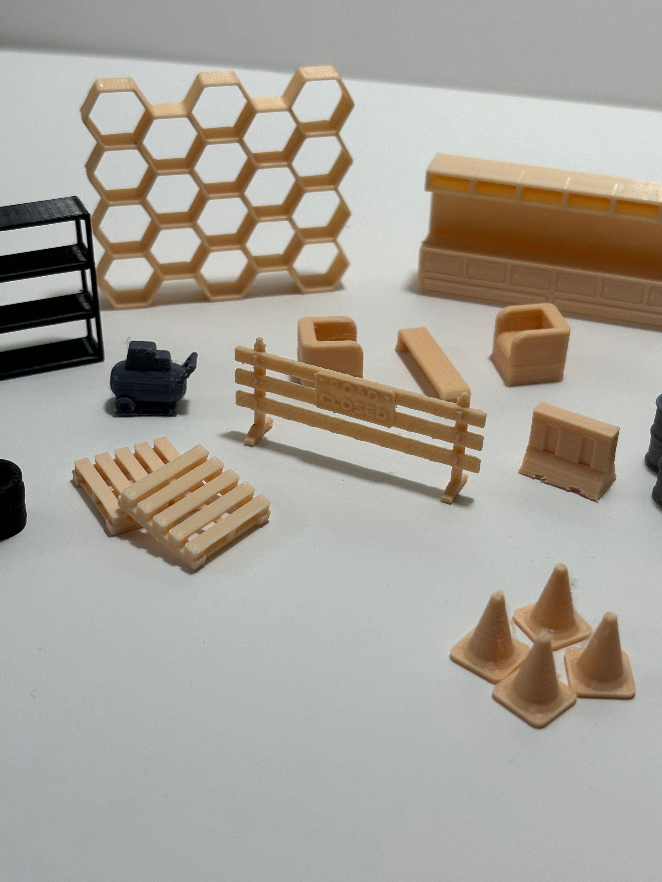 1/64 Scale Diecast Accessories Traffic and Environment Elements 1/64 ...