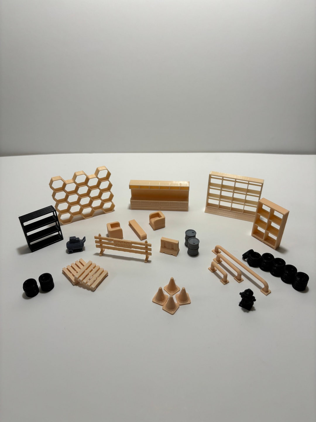 1/64 Scale Diecast Accessories Traffic and Environment Elements 1/64 ...