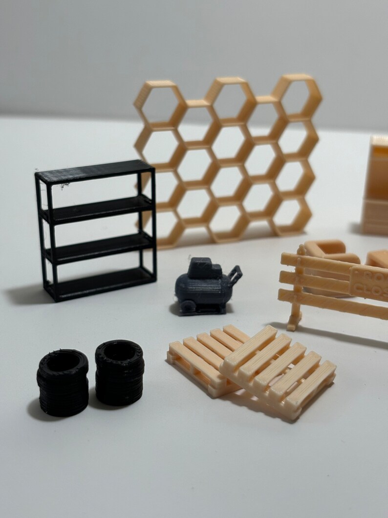 1/64 Scale Diecast Accessories Traffic and Environment Elements 1/64 ...