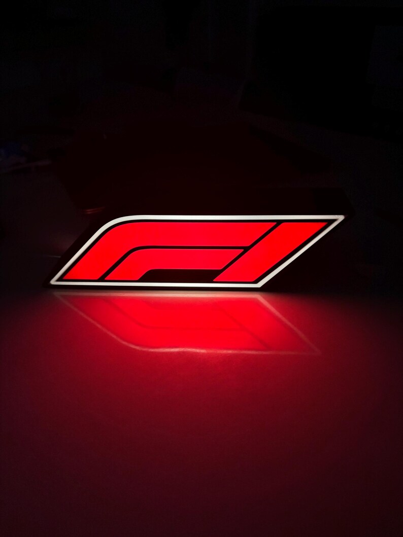 Illuminated F1 Logo Decoration for Formula 1 Fans Formula 1 the ...