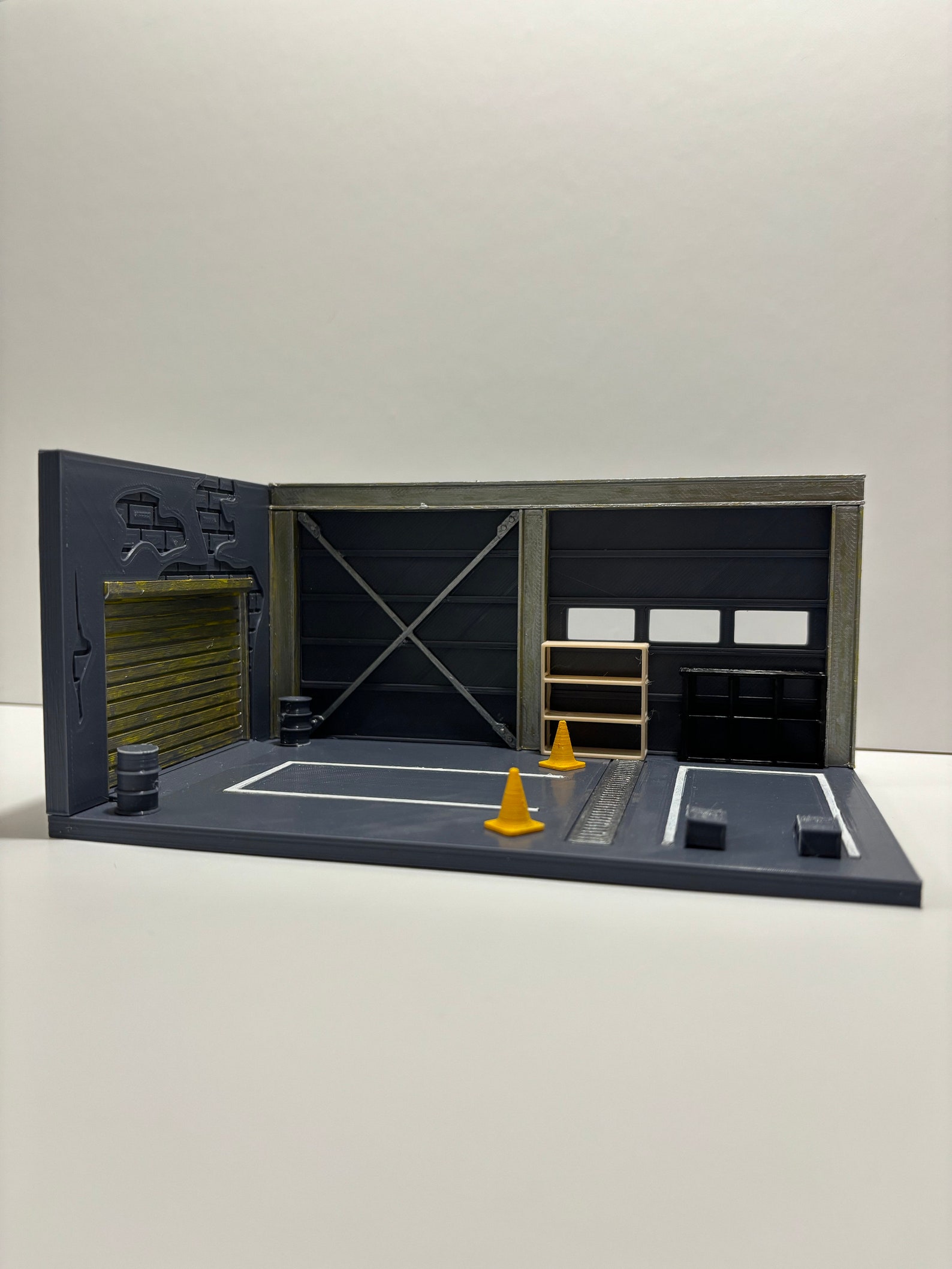 Garage Diorama for 1:64 Scale Diecast Cars for Hotwheels - Etsy