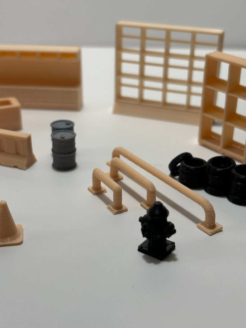 1/64 Scale Diecast Accessories Traffic and Environment Elements 1/64 ...