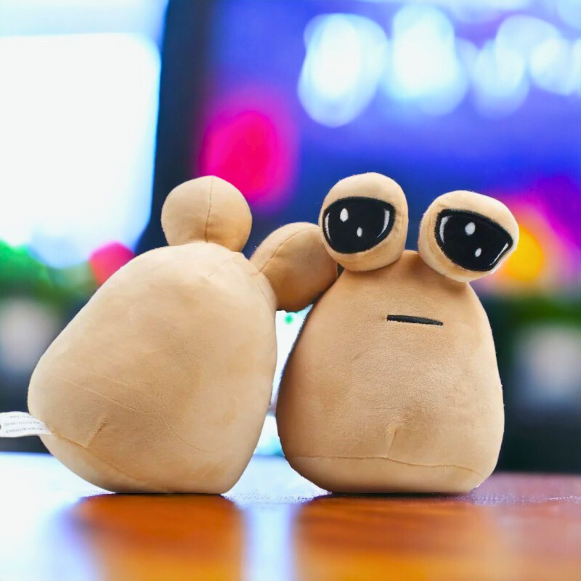 Alien Pou Plush Toy Kawaii Pou Plush Toys Alien Figure POU Plush Doll ...