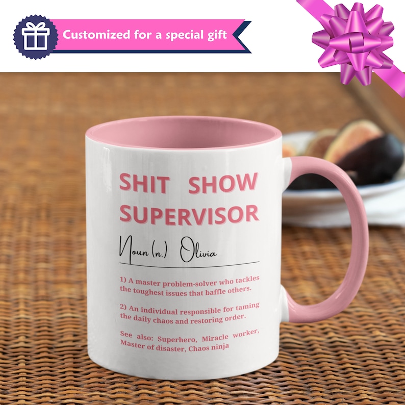 Shit Show Supervisor, Show Supervisor Gift, Shit Show Supervisor Coffee ...
