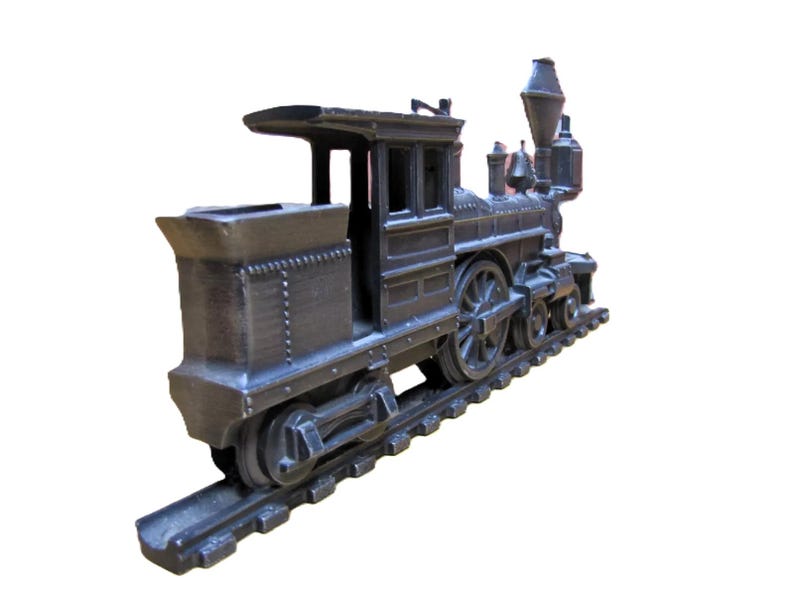 Vintage Locomotive Steam Engine – Mantel Display or Mailbox Topper - Etsy