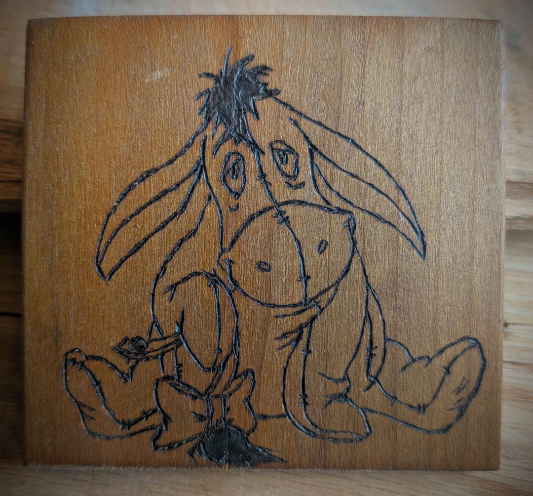 Winnie the Pooh - Eeyore ( Sitting) - Etsy