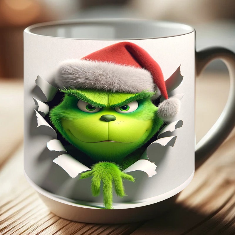 Grinch Mug - Etsy