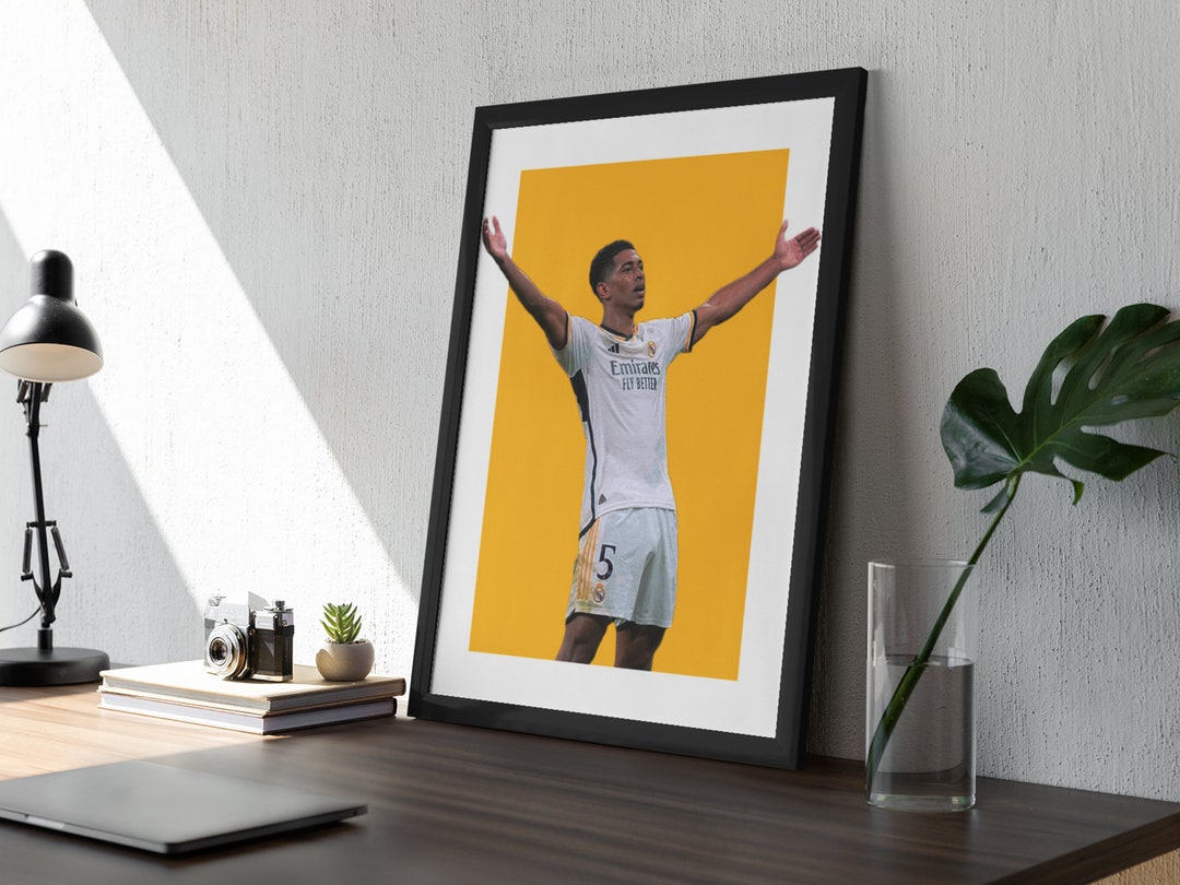 Jude Bellingham Poster, Real Madrid, Football Print, Football Poster ...