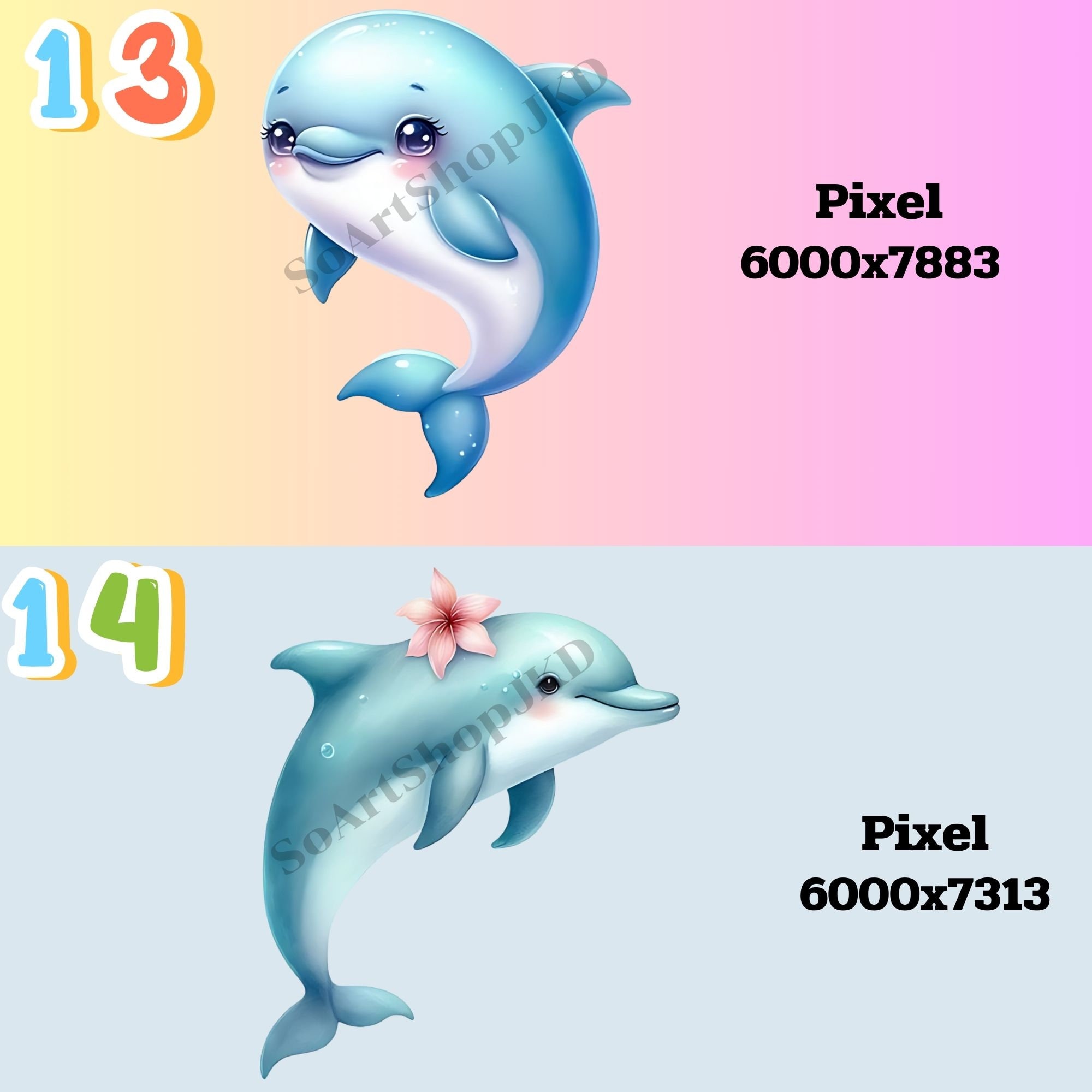 Dazzling Dolphins: 14 PNG Cute Dolphin Clipart Adorable Underwater ...