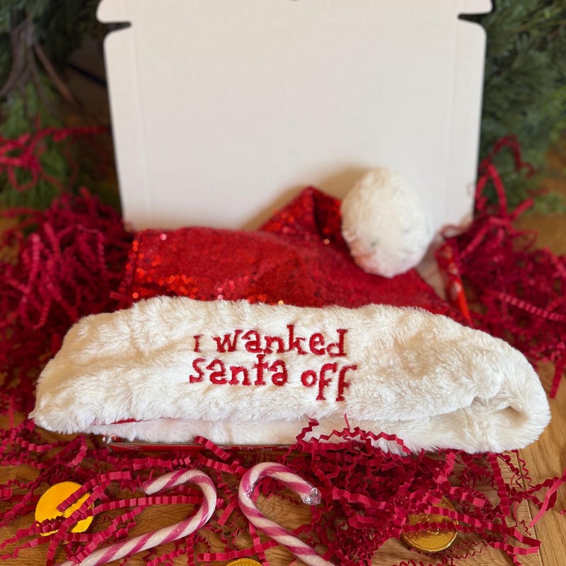 Funny Secret Santa Hat - Etsy UK
