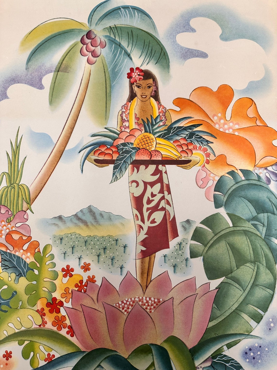 Original Vintage Matson Lines Hawaii Frank Macintosh - Etsy