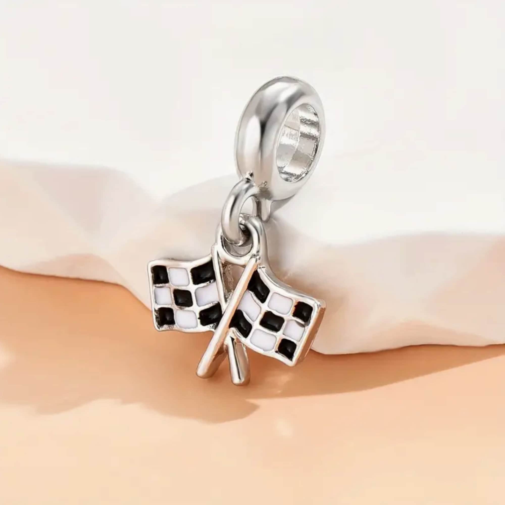 Chequered Flag Pendant Jewellery Racing Finish F1 Formula 1 - Etsy UK