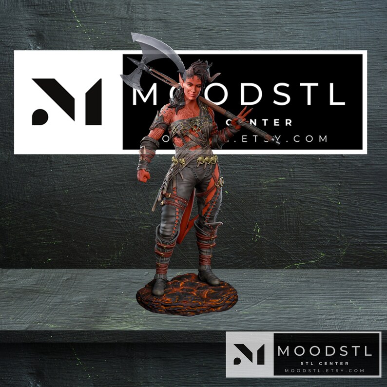 Karlach 3D Figure STL File High Quality 3D Printer Files 3D STL Model ...