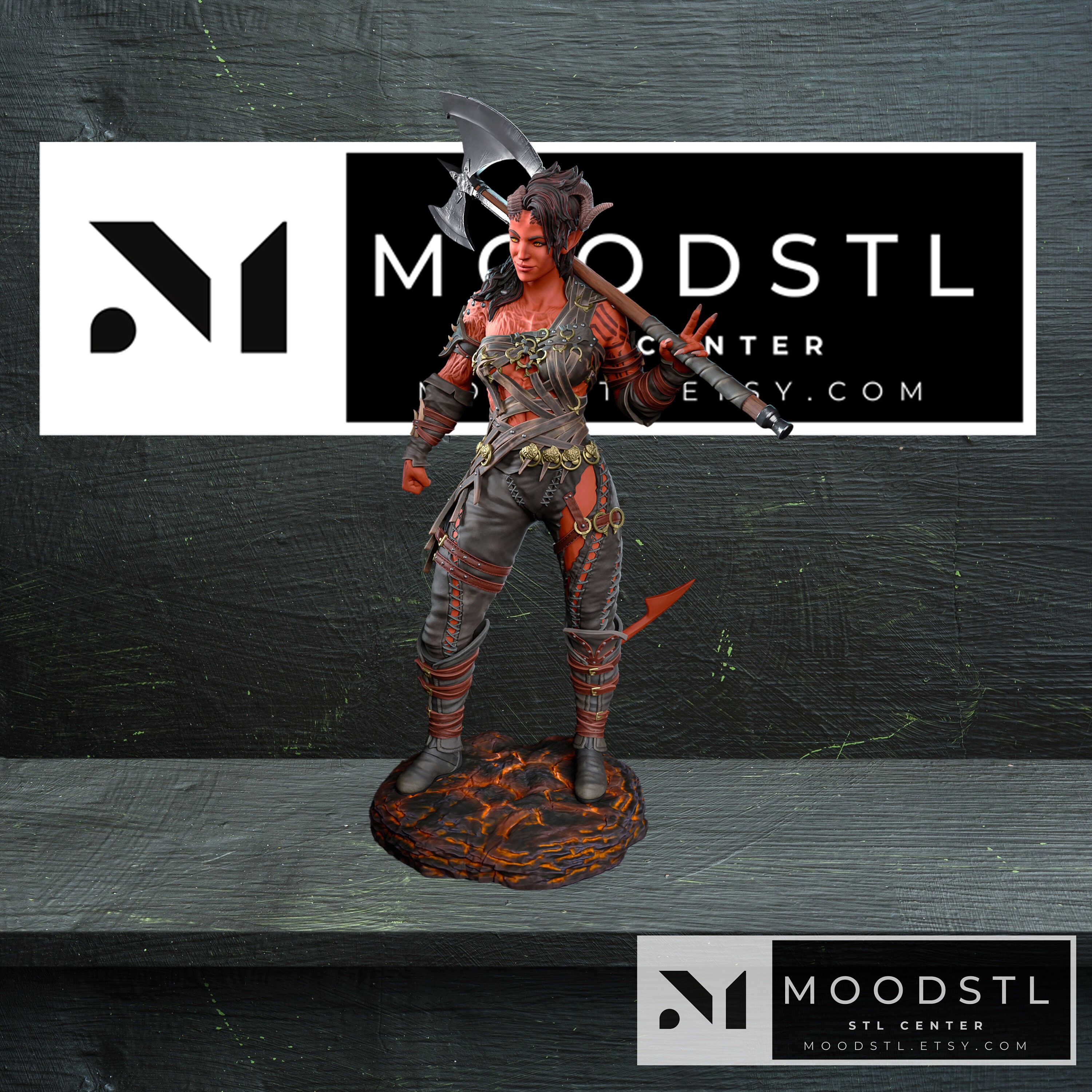 Karlach 3D Figure STL File High Quality 3D Printer Files 3D STL Model ...