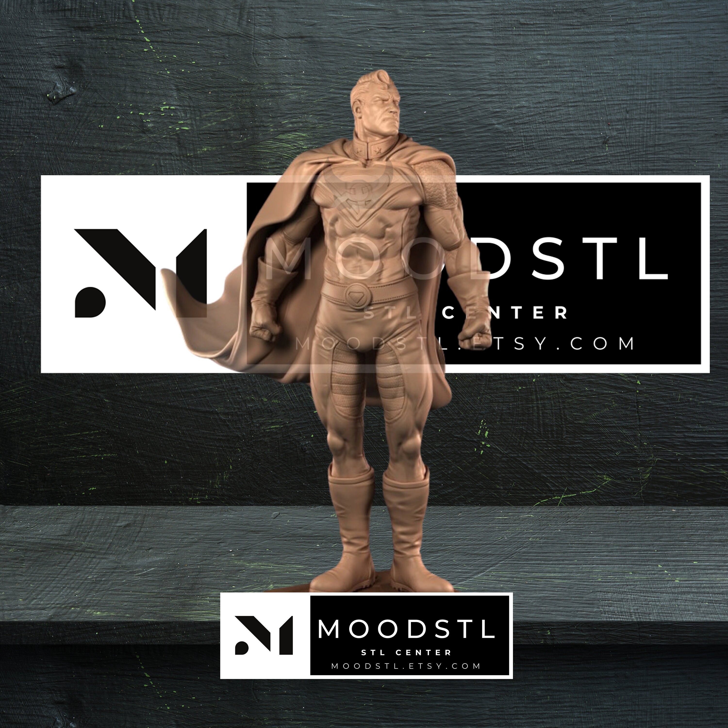 Red Hero S_p3r Man 3D Figure STL File High Quality 3D - Etsy