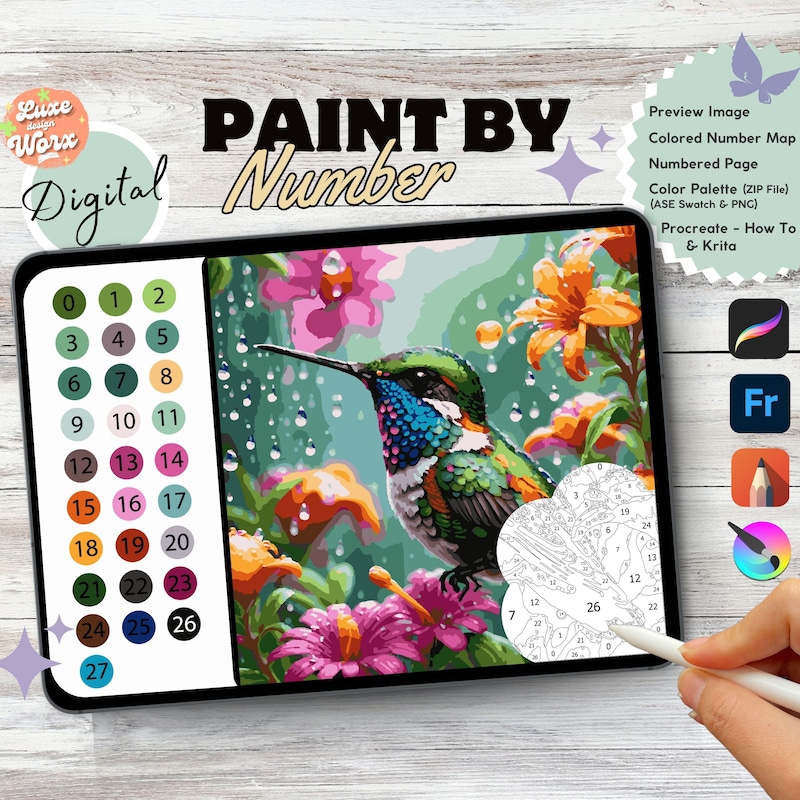 Paint by Numbers - Etsy