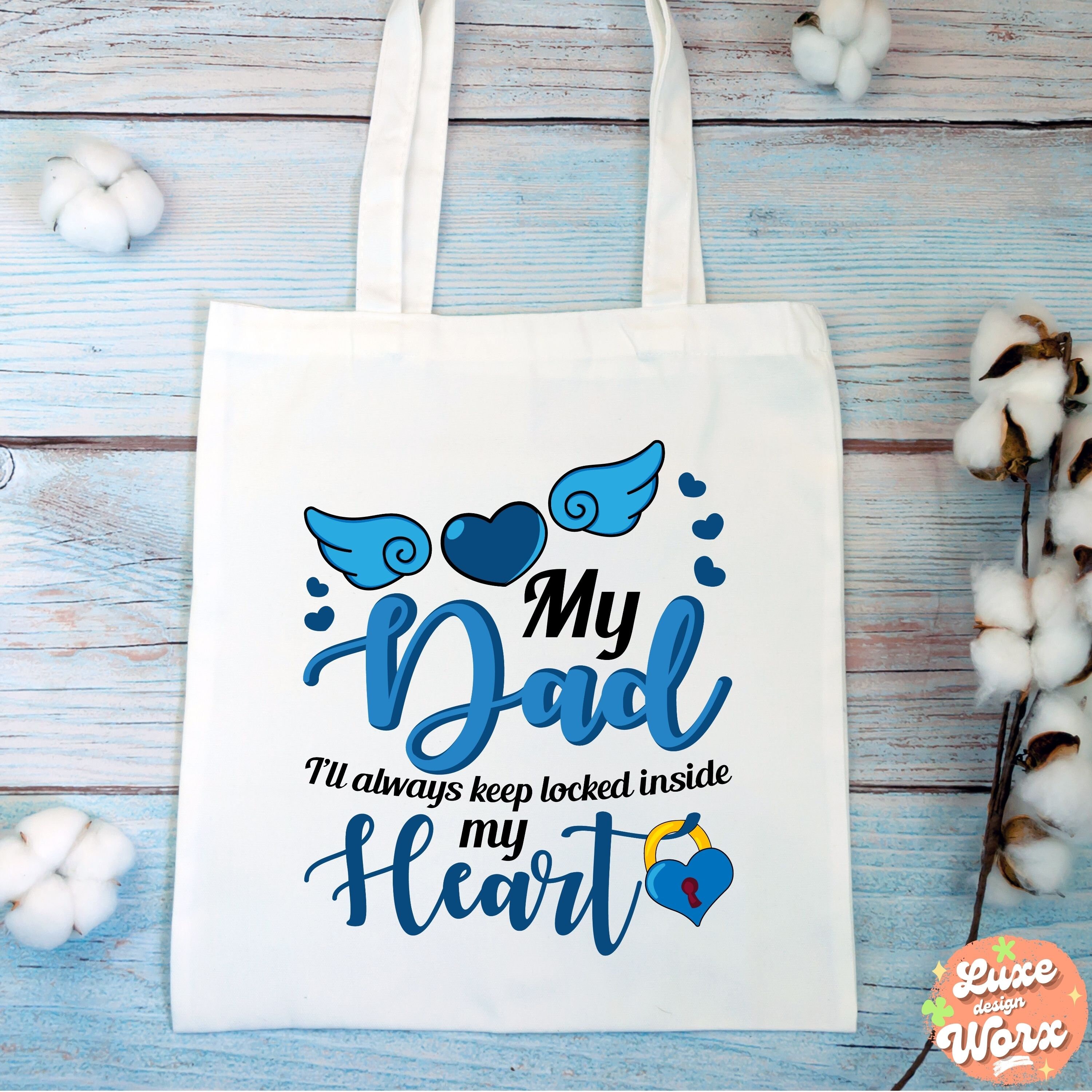 Rest in Peace Dad Svg in Loving Memory of Dad in Heaven Svg Angel in ...