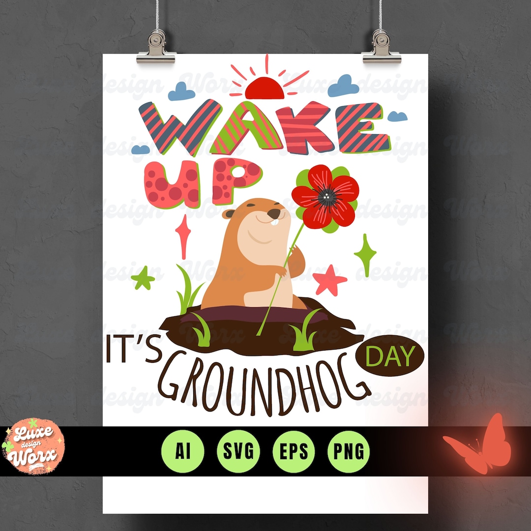 Happy Groundhog Day Svg Punxsutawney Phil Svg Prairie Dog Svg Marmot happy-groundhog-day-svg-punxsutawney-phil-svg-prairie-dog-svg-marmot