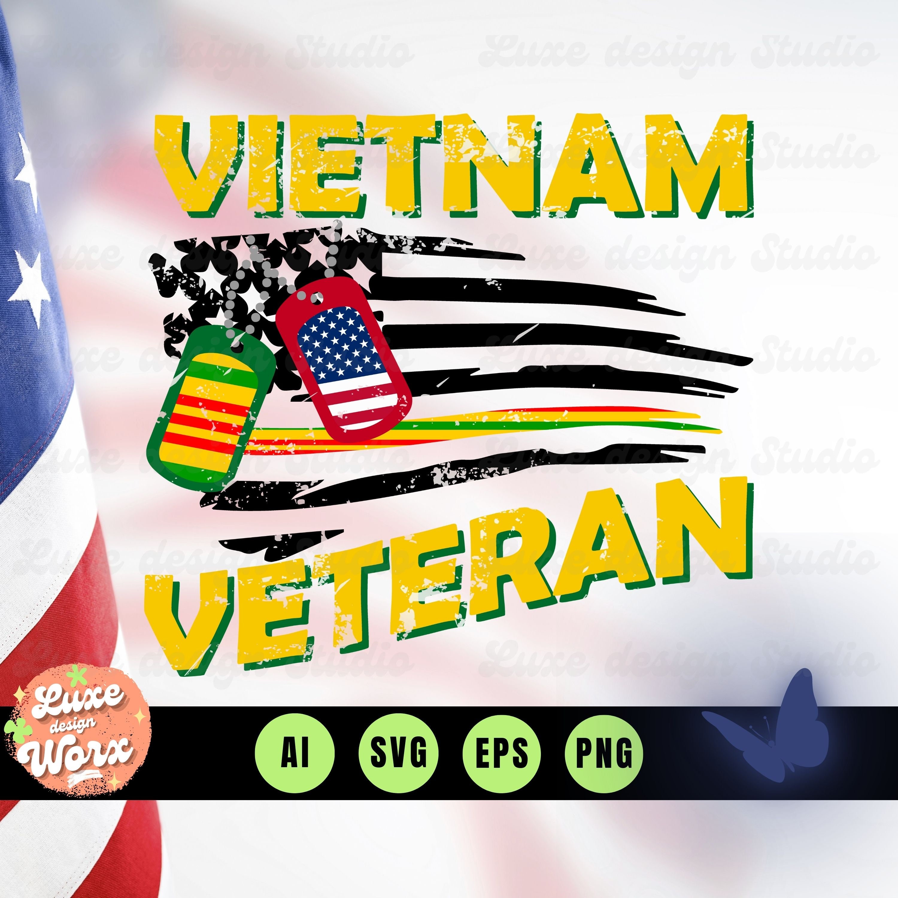 Vietnam Veteran Svg US Veteran SVG Army Veteran Svg Png Proud Veteran ...