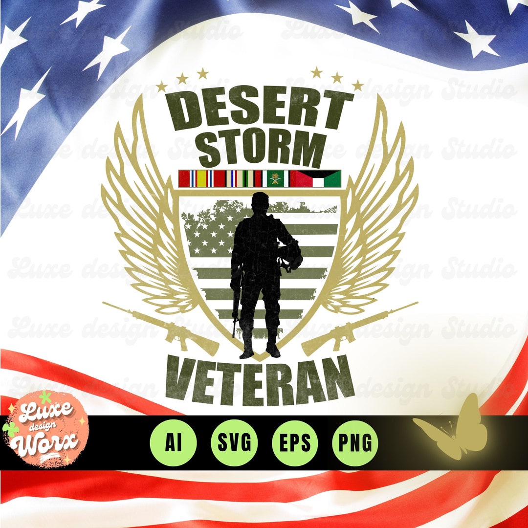 Desert Storm Veteran Svg | US Veteran SVG | Army Veteran Svg Png ...