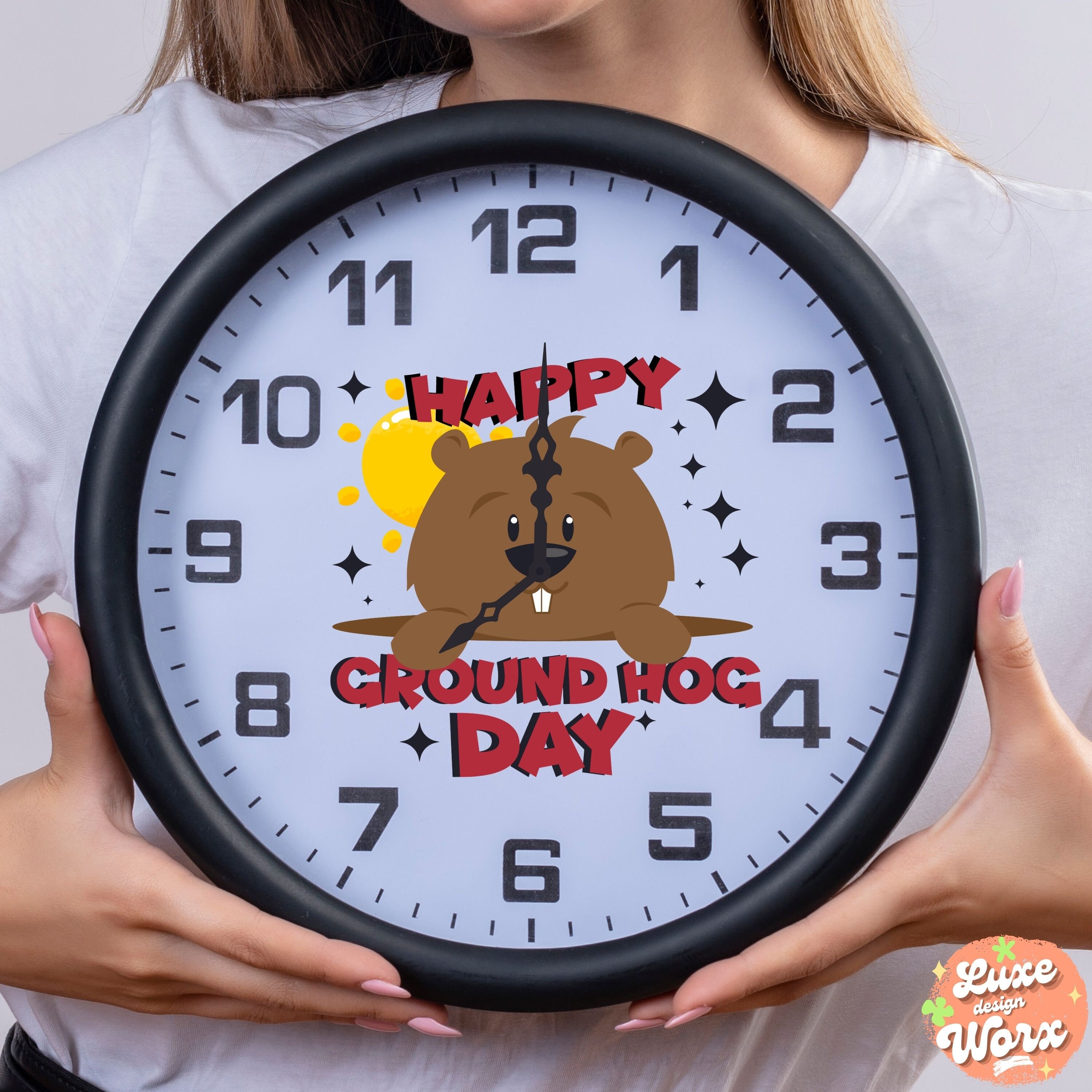 Happy Groundhog Day Svg Punxsutawney Phil Svg Prairie Dog Svg Marmot ...