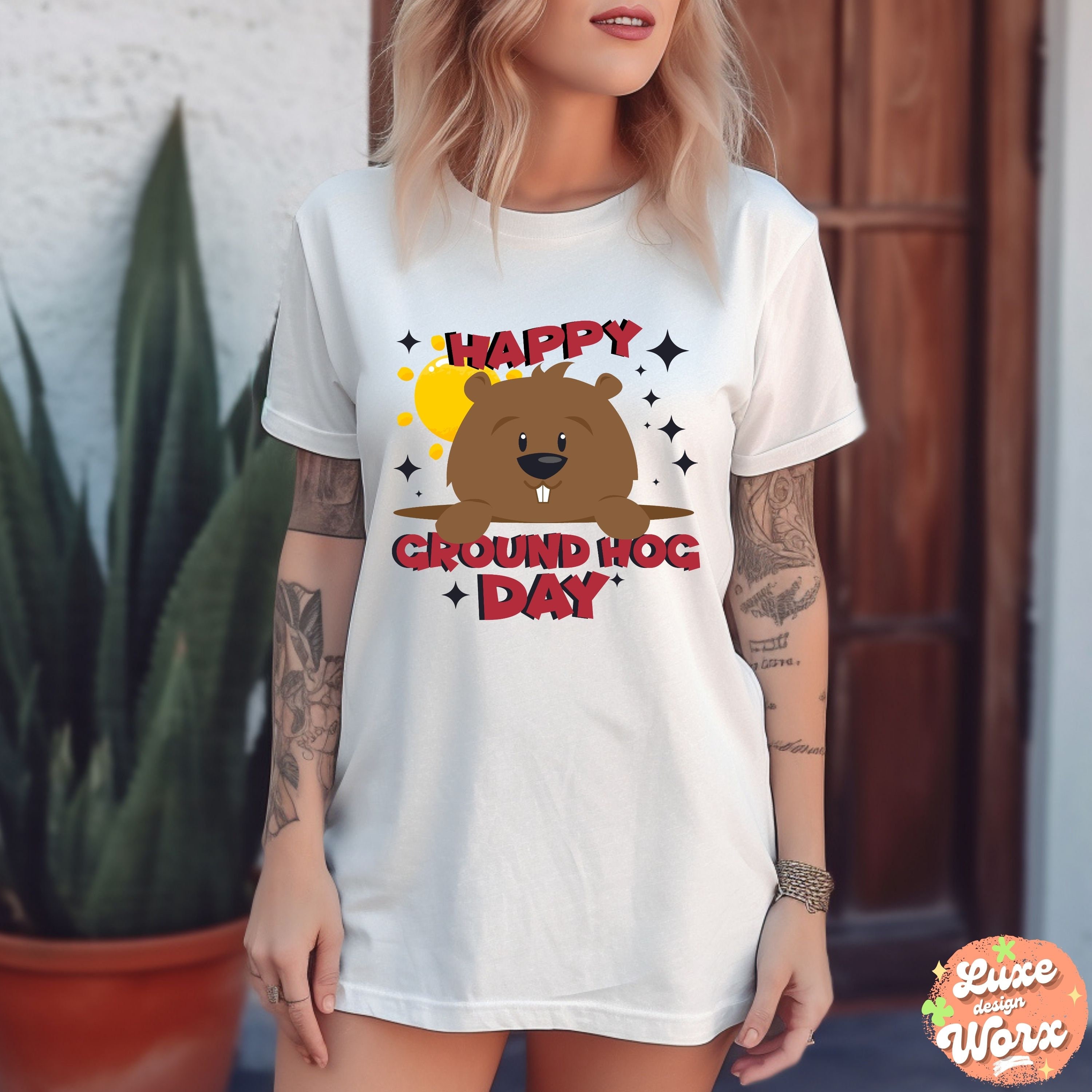Happy Groundhog Day Svg Punxsutawney Phil Svg Prairie Dog Svg Marmot ...