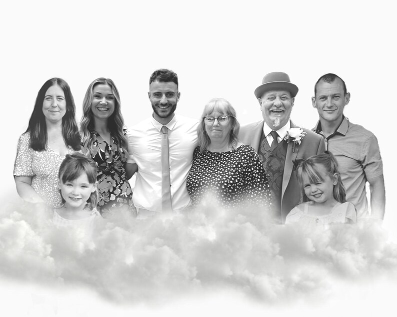 Merge Family Photos, Add Person to Photo, Custom Memorial Gift ...