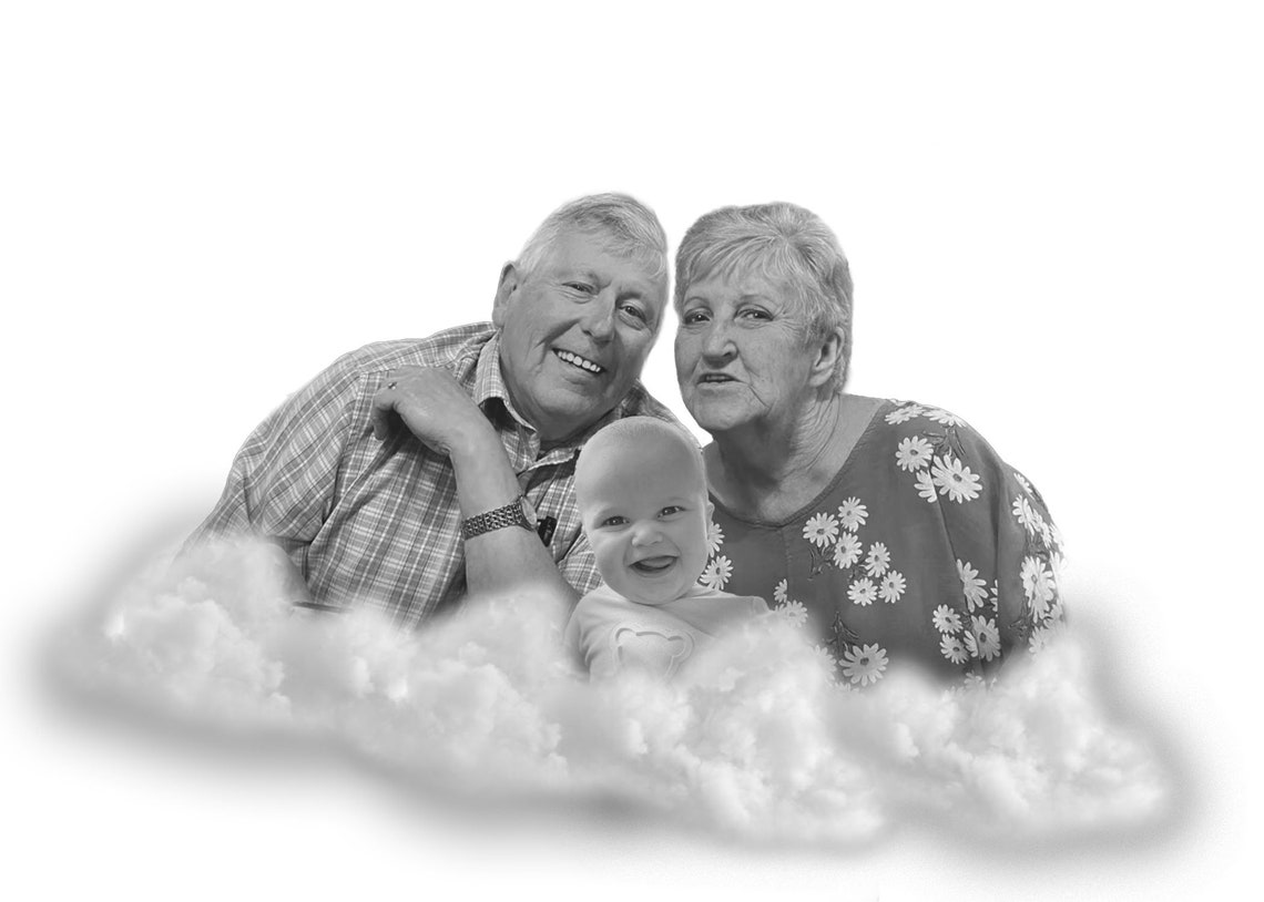 Merge Family Photos, Add Person to Photo, Custom Memorial Gift ...