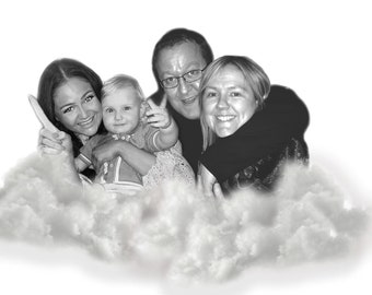 Merge Family Photos, Add Person to Photo, Custom Memorial Gift ...