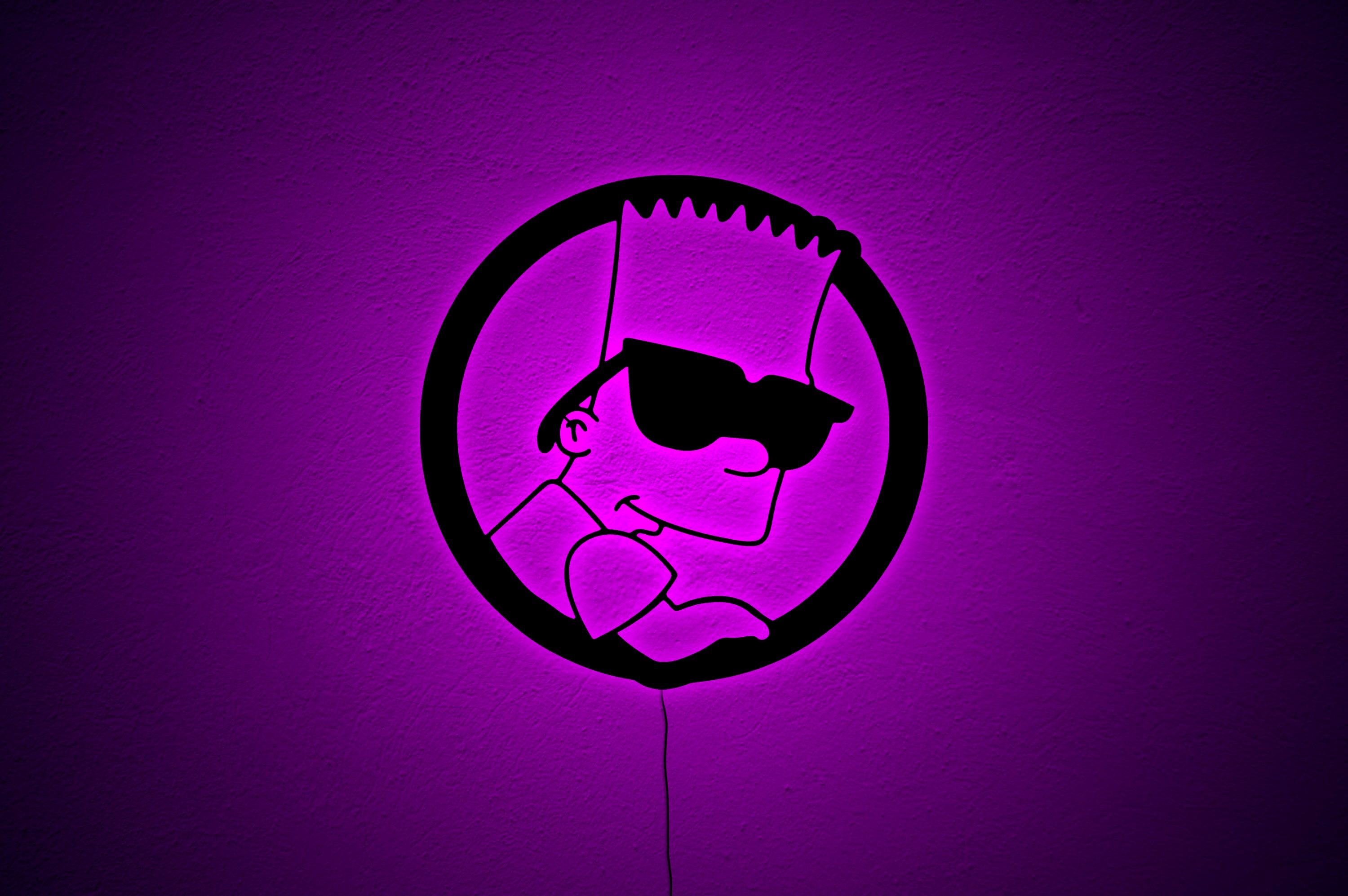 Simpson RGB Light Sign Homer Simpson Character Kids Decor - Etsy