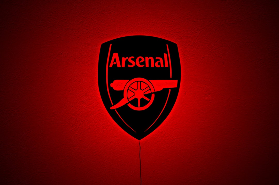 Arsenal Club Logo RGB Led Sign Football Wall Decor Man Cave - Etsy