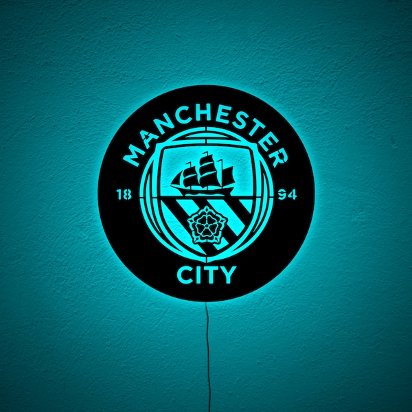 Manchester City Led Logo - Etsy
