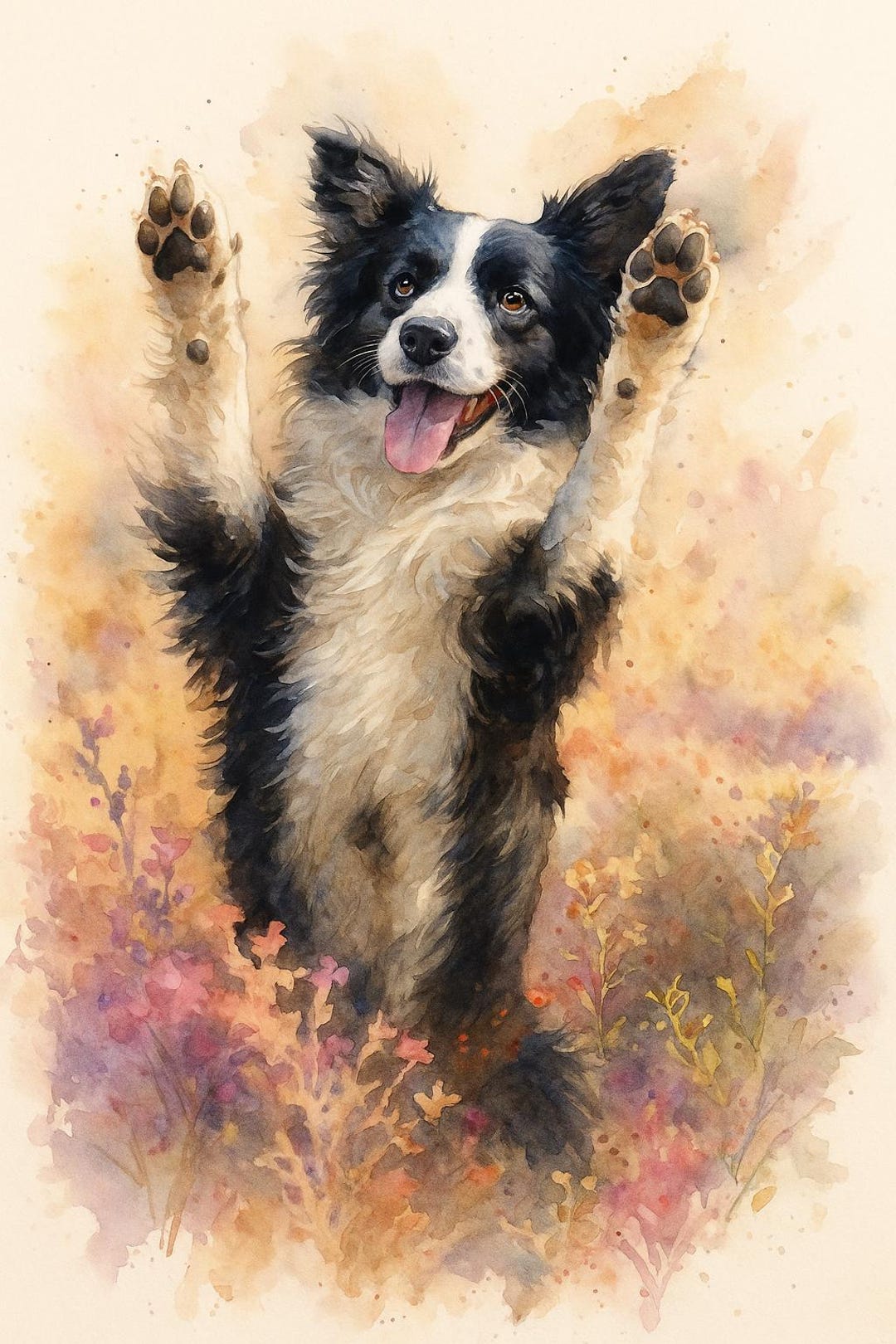 Whimsical Watercolor Pet Portraits – Hand-painted Style Dog & Cat ...