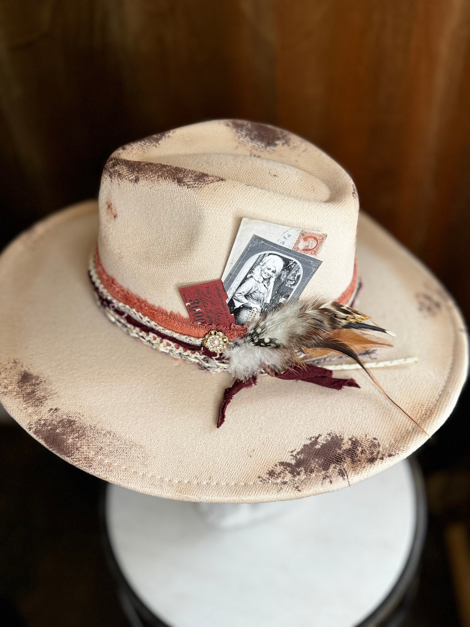 Personalized Custom Wide Brim Hats / Fedoras - Etsy