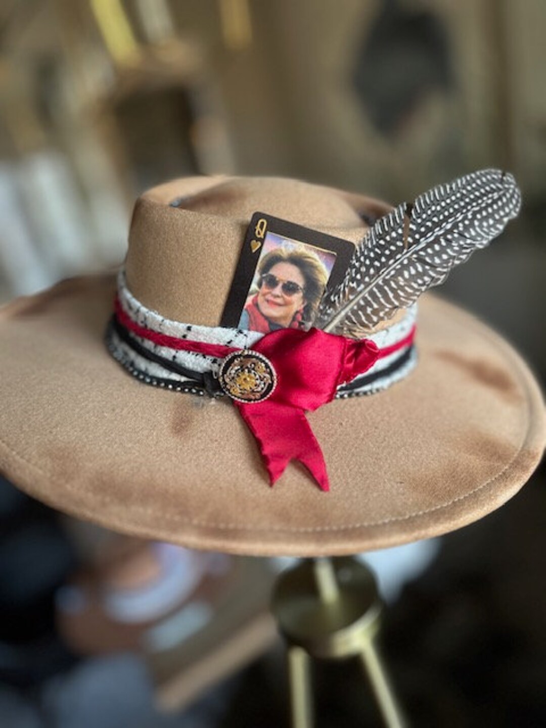 Ms Queen Terry Roll Tide Hat Wide Brim Wool - Etsy