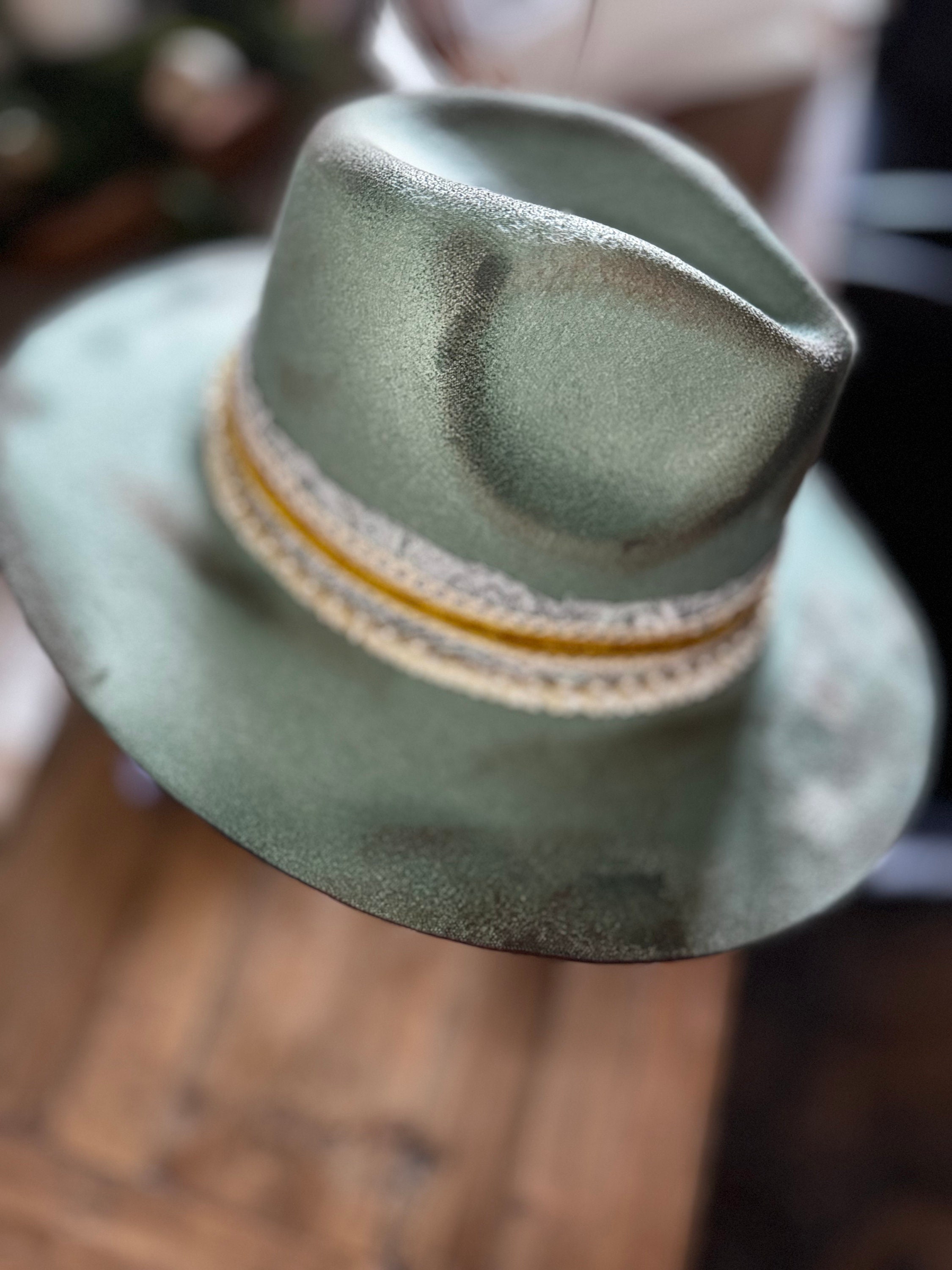 Denim & Pearsl Custom Fedora Hat - Etsy