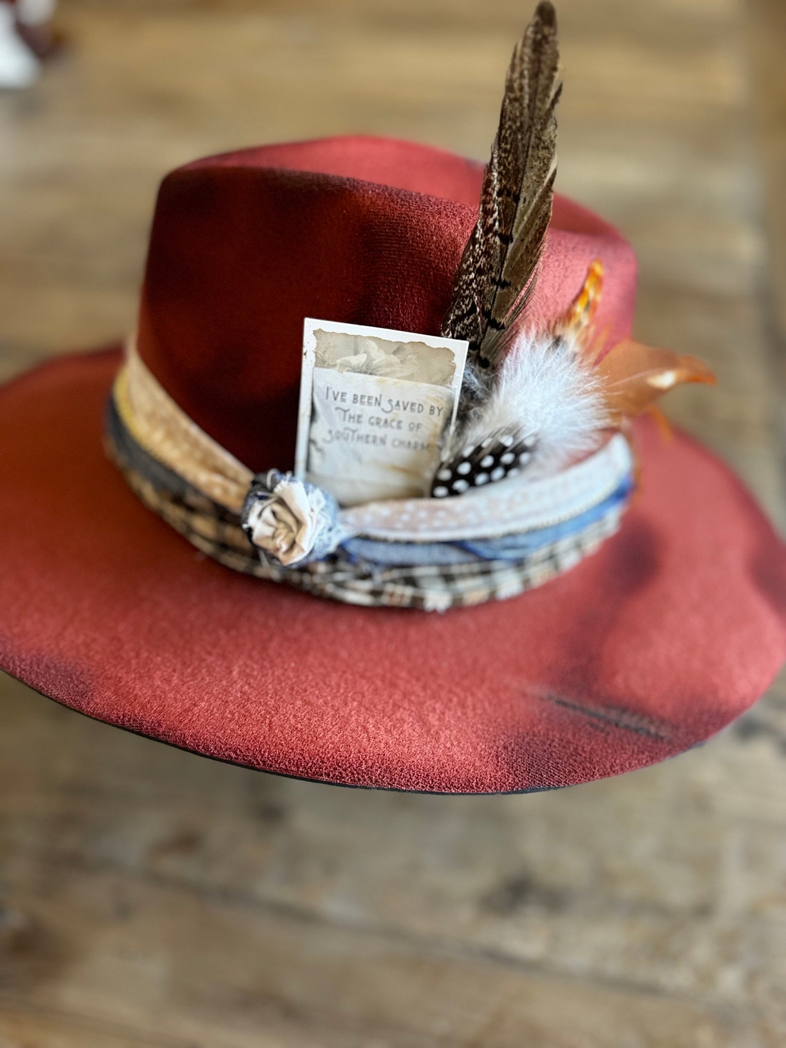 Personalized Custom Wide Brim Hats / Fedoras - Etsy