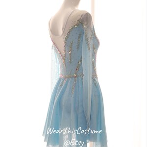 Blue Figure Skating Dress: Customized Ice Dance Costume - Etsy