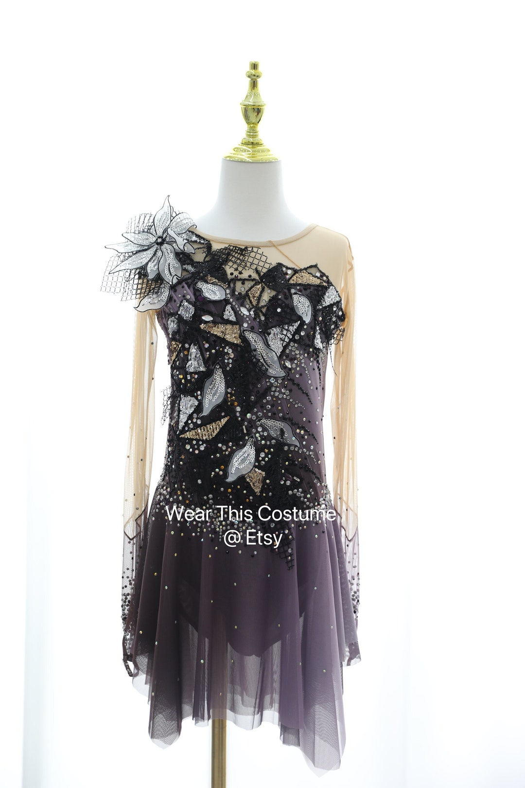 Customizable Figure Skating Dress: Bespoke Ice Dance Costume - Etsy