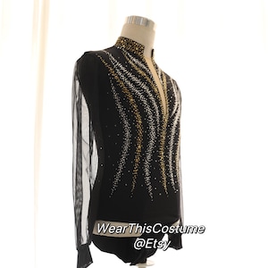 Mens Boys Customized Costume/ Figure Skating/ Ice Dance/ Leotard ...