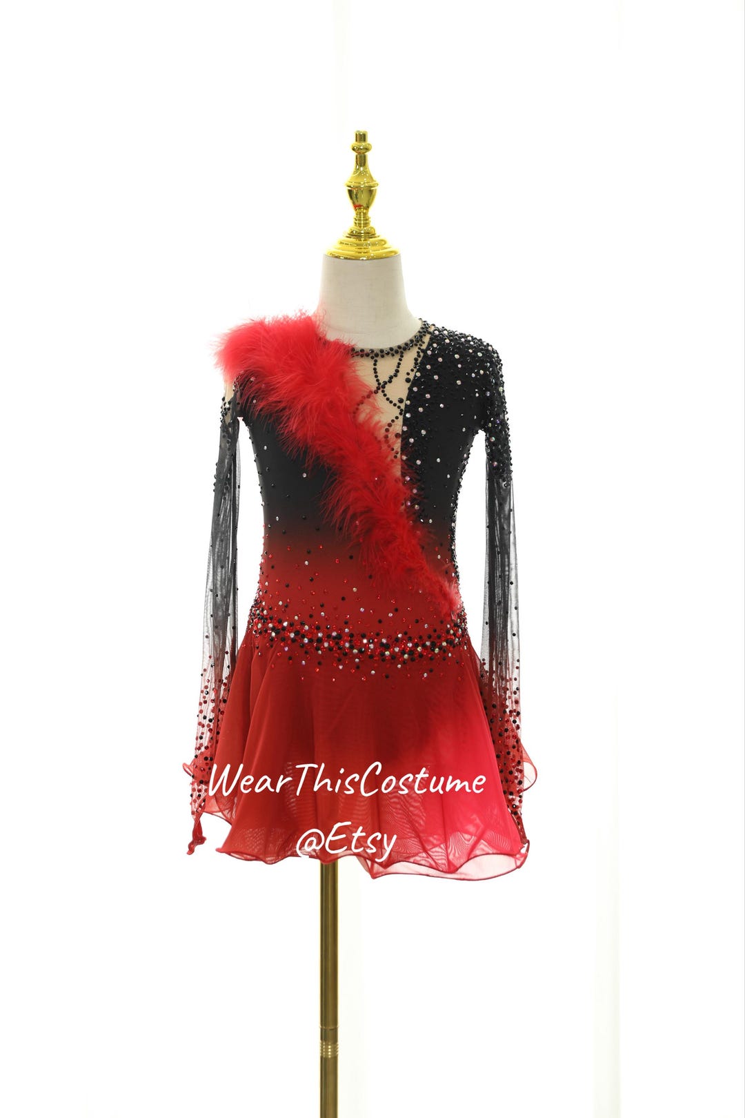 Customized Dress/ Costume/ Figure Skating/ Ice Dance/ Ice Skate ...