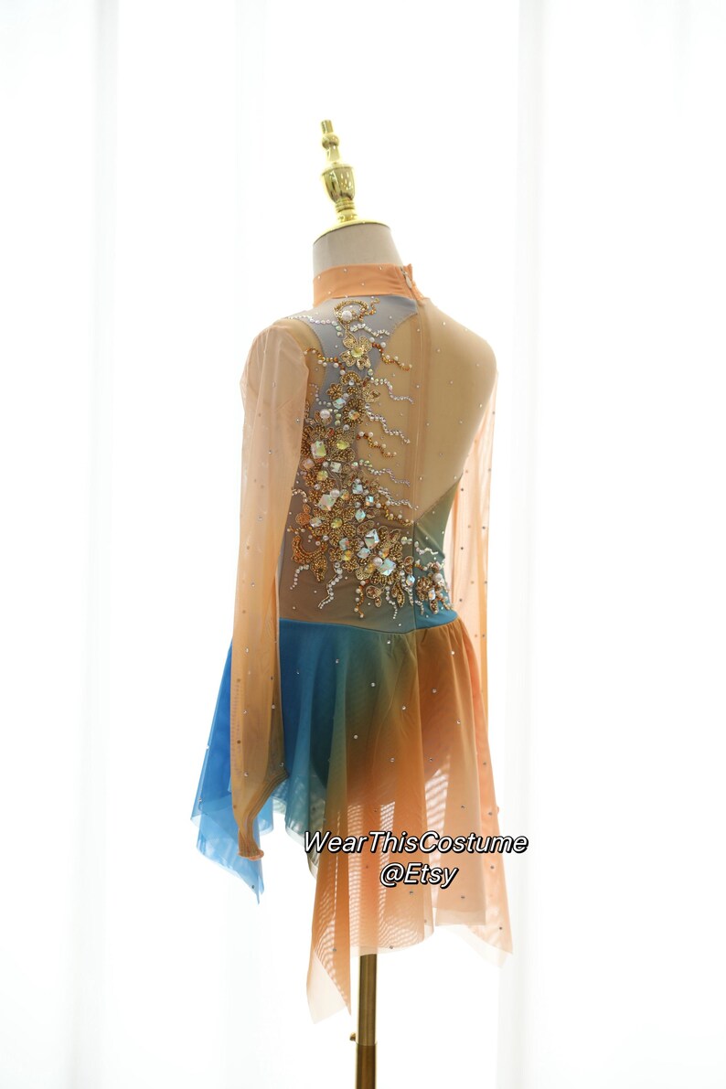 Customizable Figure Skating Dress: Bespoke Ice Dance Competition ...