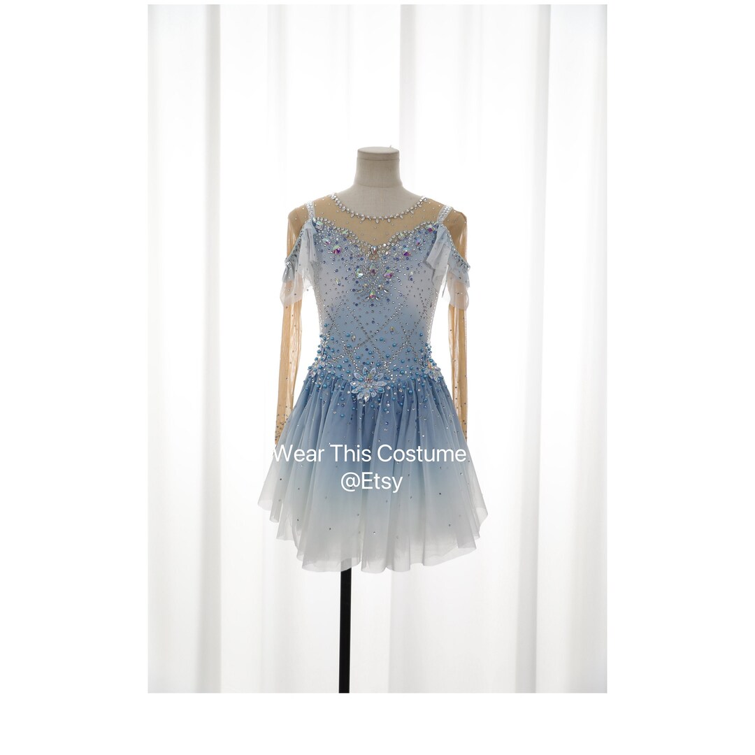 Customized Dress/ Costume/ Figure Skating/ Ice Dance/ Ice Skating ...