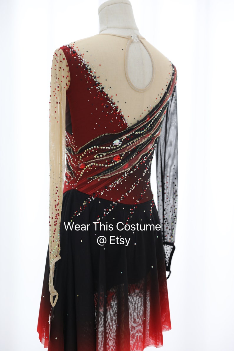 Customized Dress/ Costume/ Figure Skating/ Ice Dance/ Ice Skating ...