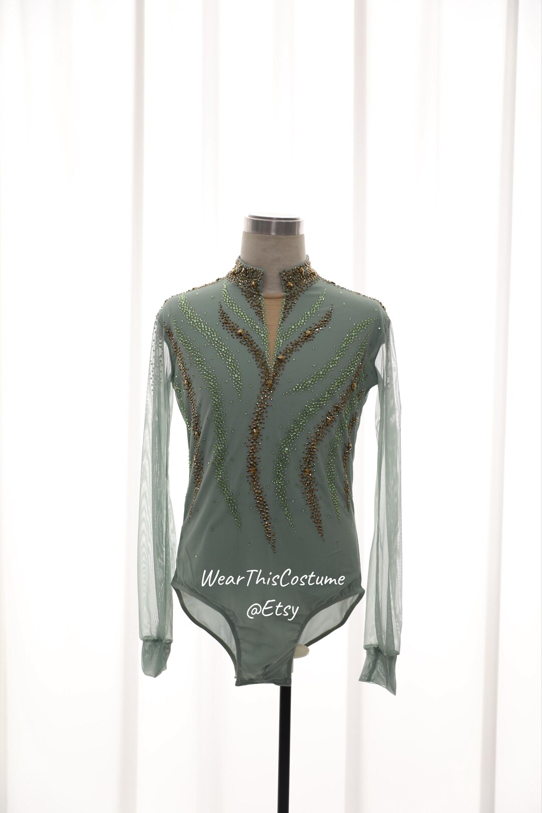 Mens Boys Customized Costume/ Figure Skating/ Ice Dance/ Leotard ...