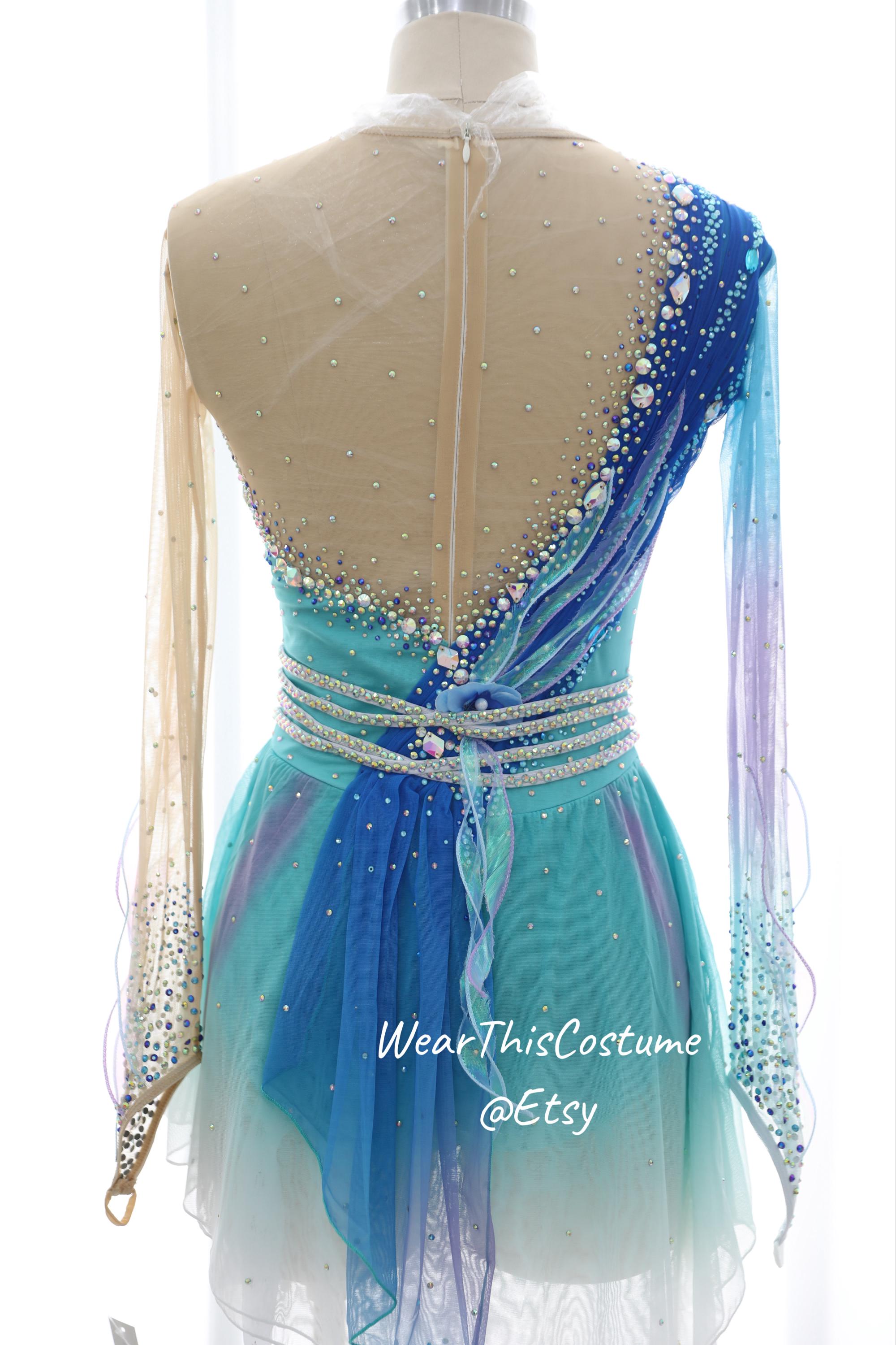 Custom Figure Skating Costume: Bespoke Dress - Etsy
